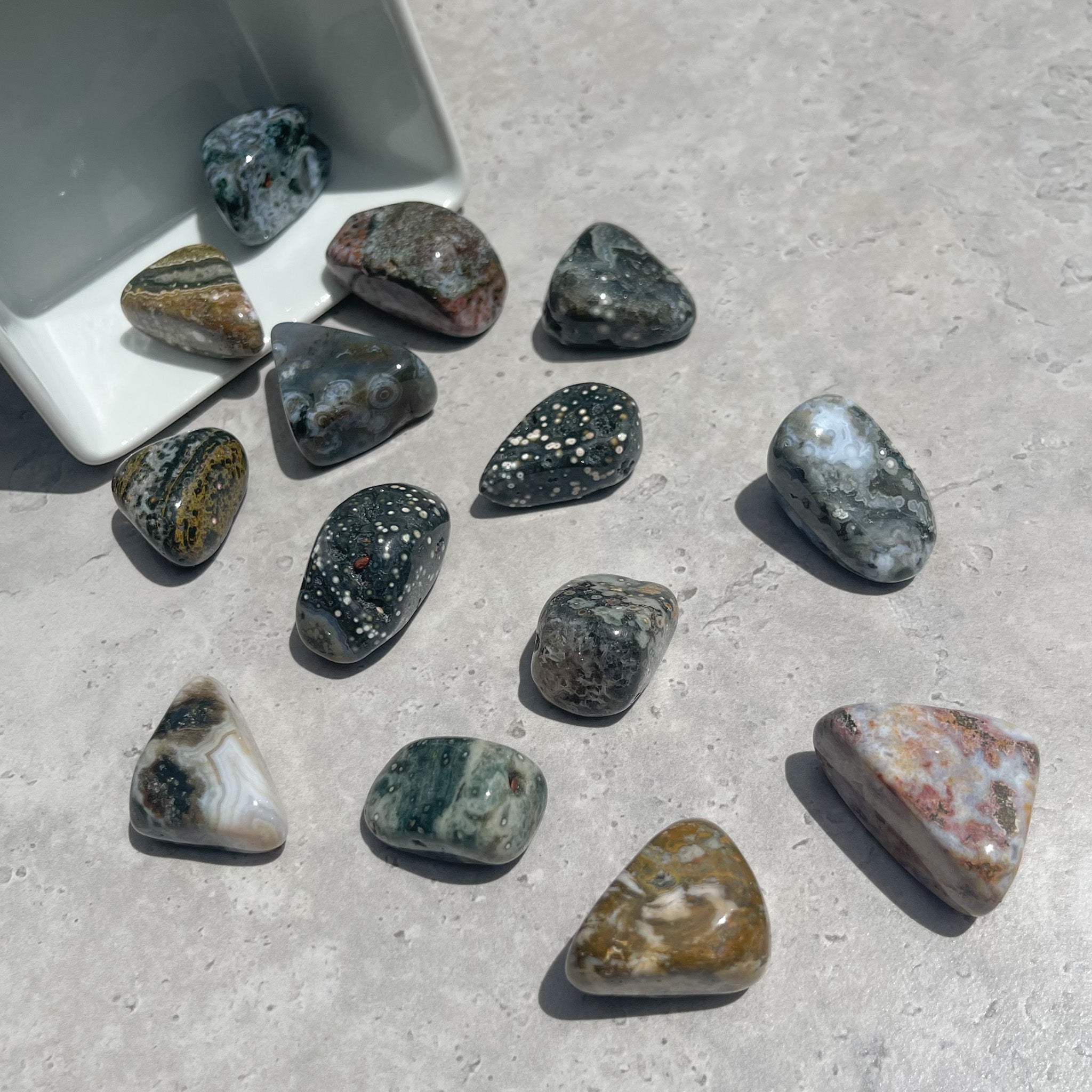 Ocean Jasper Tumbles - Small – Sacobe Collective